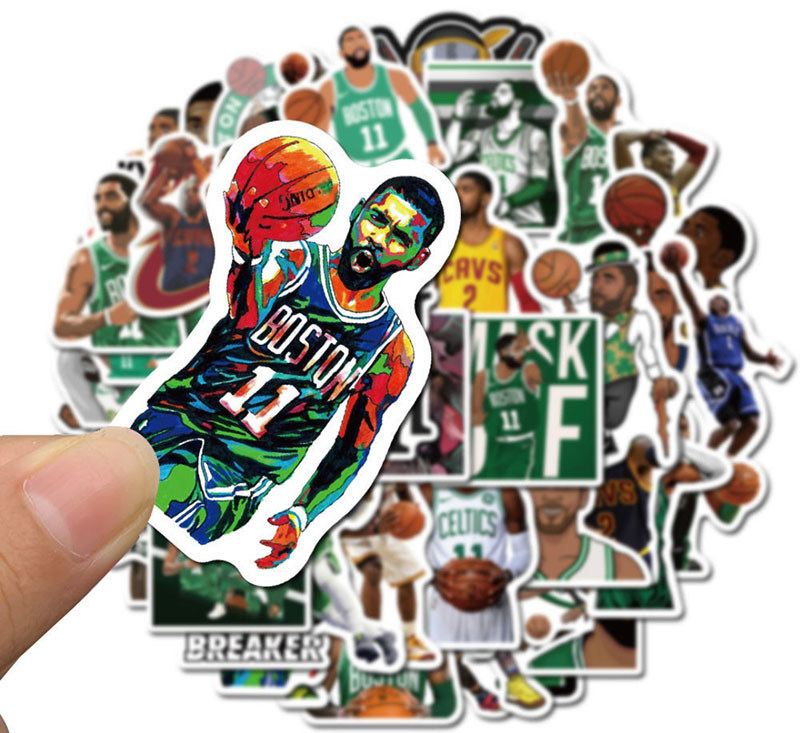 Odm NBA Celebrity Sneaker Die Cut Vinyl Stickers Decals For ...