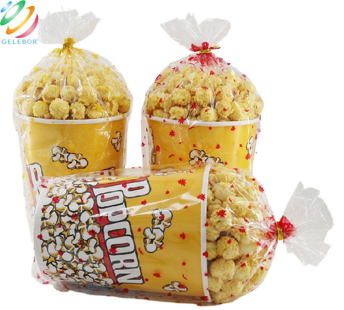Eco Friendly Disposable Food Packaging Round Popcorn Paper Cups Bucket 24oz